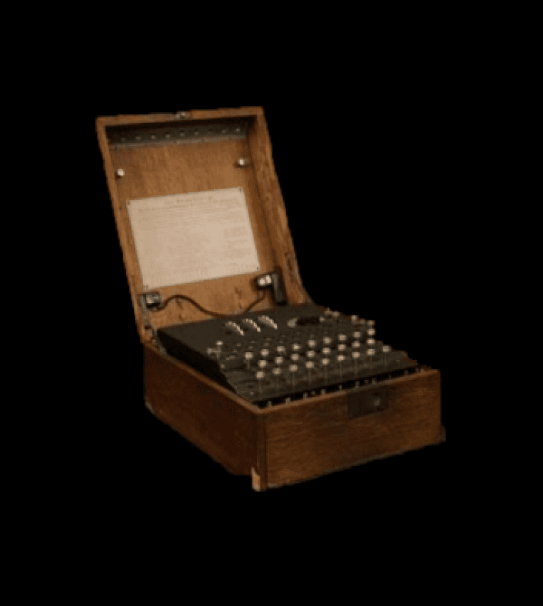 The “Enigma” device, in World War II – Puzzle Prime