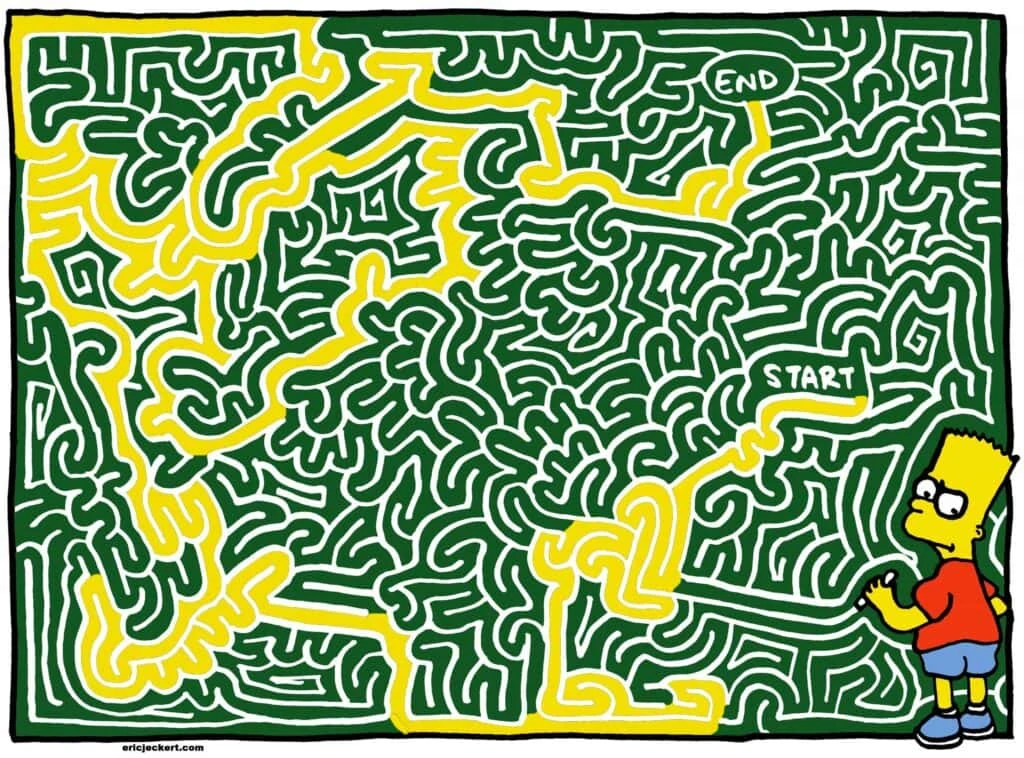 Bart's Maze - Puzzle Prime