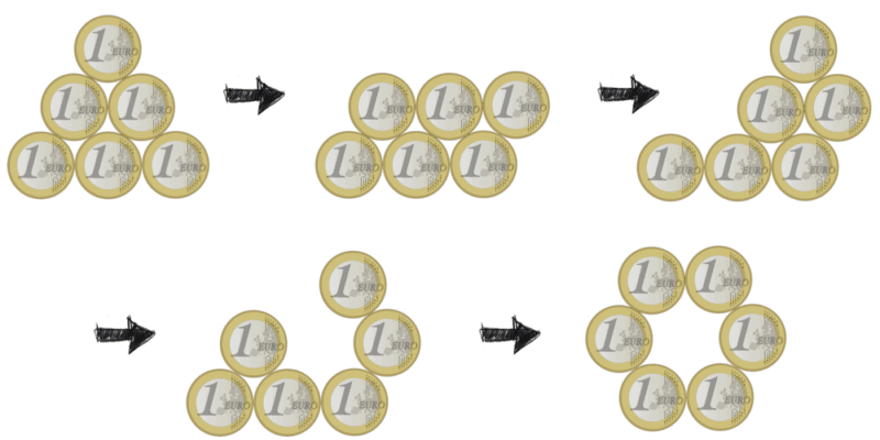 Six Coins - Puzzle Prime