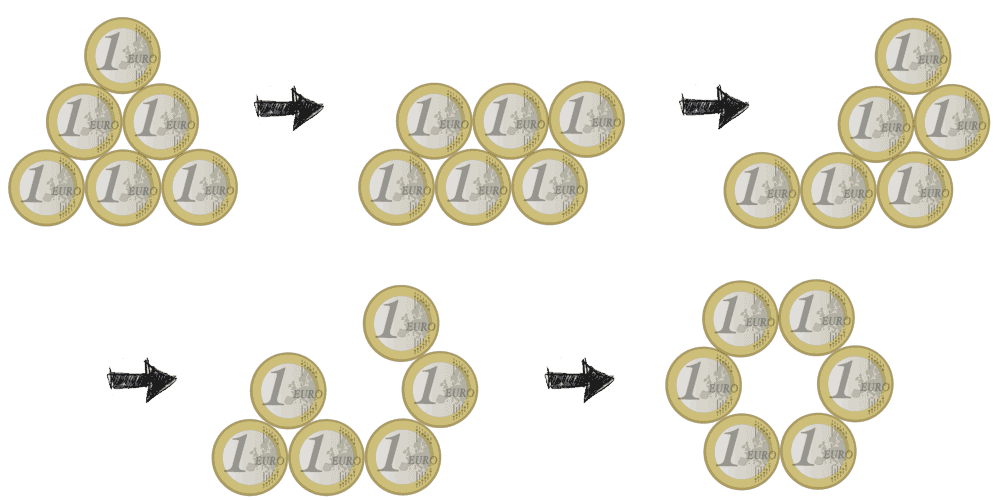 Six Coins - Puzzle Prime