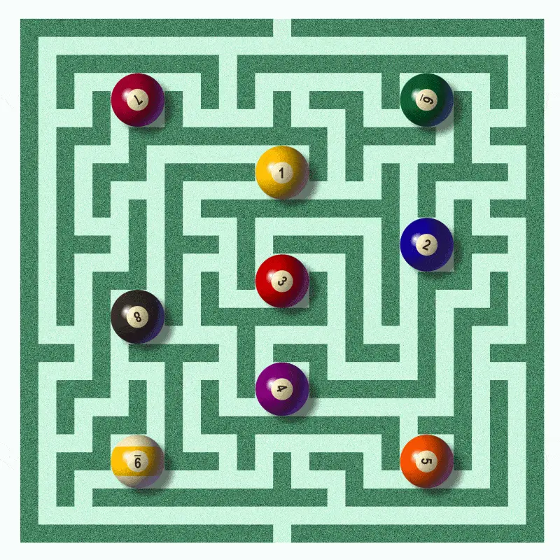 Pool Maze - Puzzle Prime