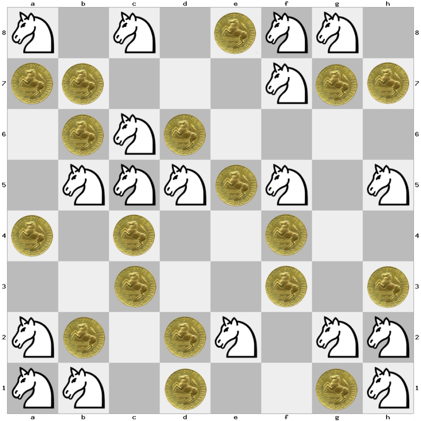 Knights and Coins - Puzzle Prime