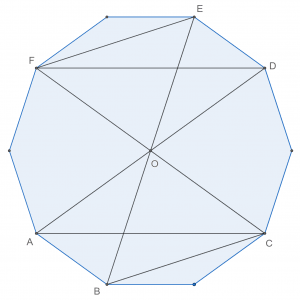 Two Triangles in a Decagon – Puzzle Prime