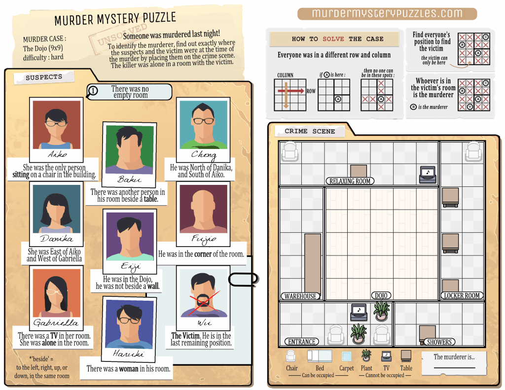 Murder Mystery Puzzles - Puzzle Prime